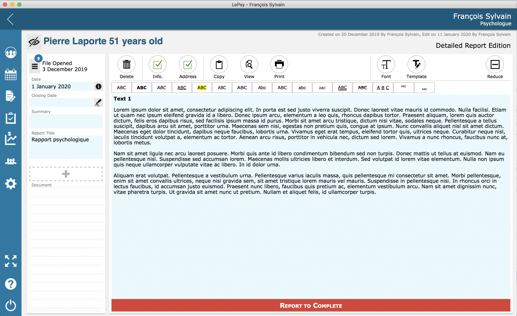 Logiciel pour psychologue et intervenant – Logiciel de tenue de ...